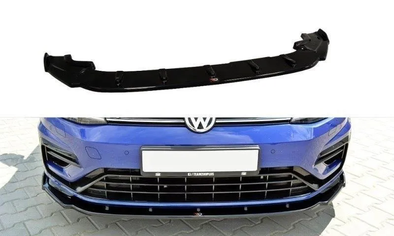 Maxton Design Bumper Lip Volkswagen Golf Mk7.5 FL 2017-2020 R Golf Mk7.5 FL 2017-2020 R-Line ...