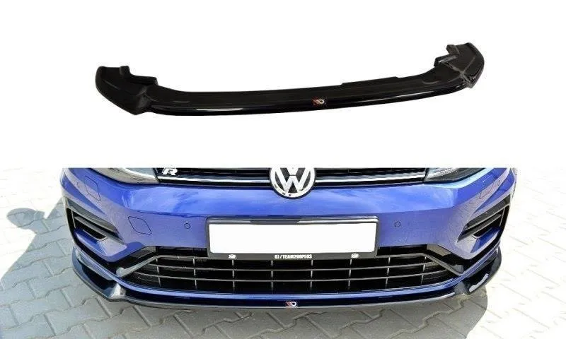 Maxton Design Bumper Lip Volkswagen Golf Mk7.5 FL 2017-2020 R Golf Mk7.5 FL 2017-2020 R-Line ...
