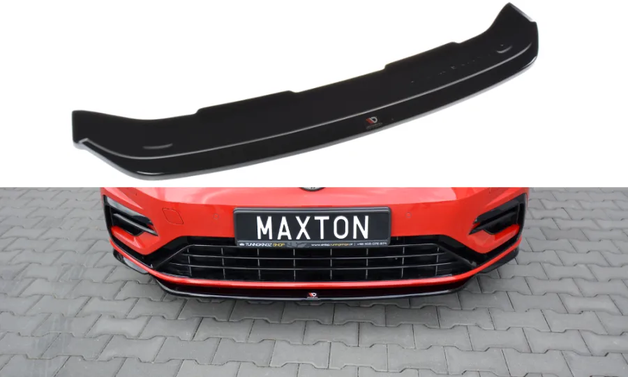 Maxton Design Bumper Lip Volkswagen Golf Mk7.5 FL 2017-2020 R Golf Mk7.5 FL 2017-2020 R-Line ...