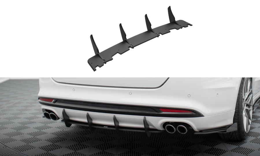 Maxton Design Street Pro Rear Diffuser Ford Mondeo Sport Mk5 Facelift ...