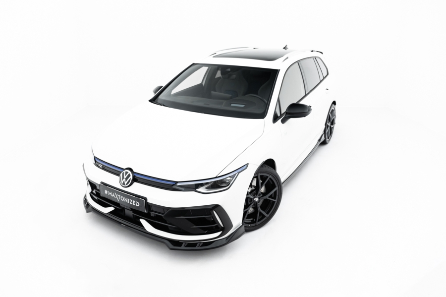 Maxton Design Front Splitter V.1 Volkswagen Golf R Variant Mk8 Facelift ...